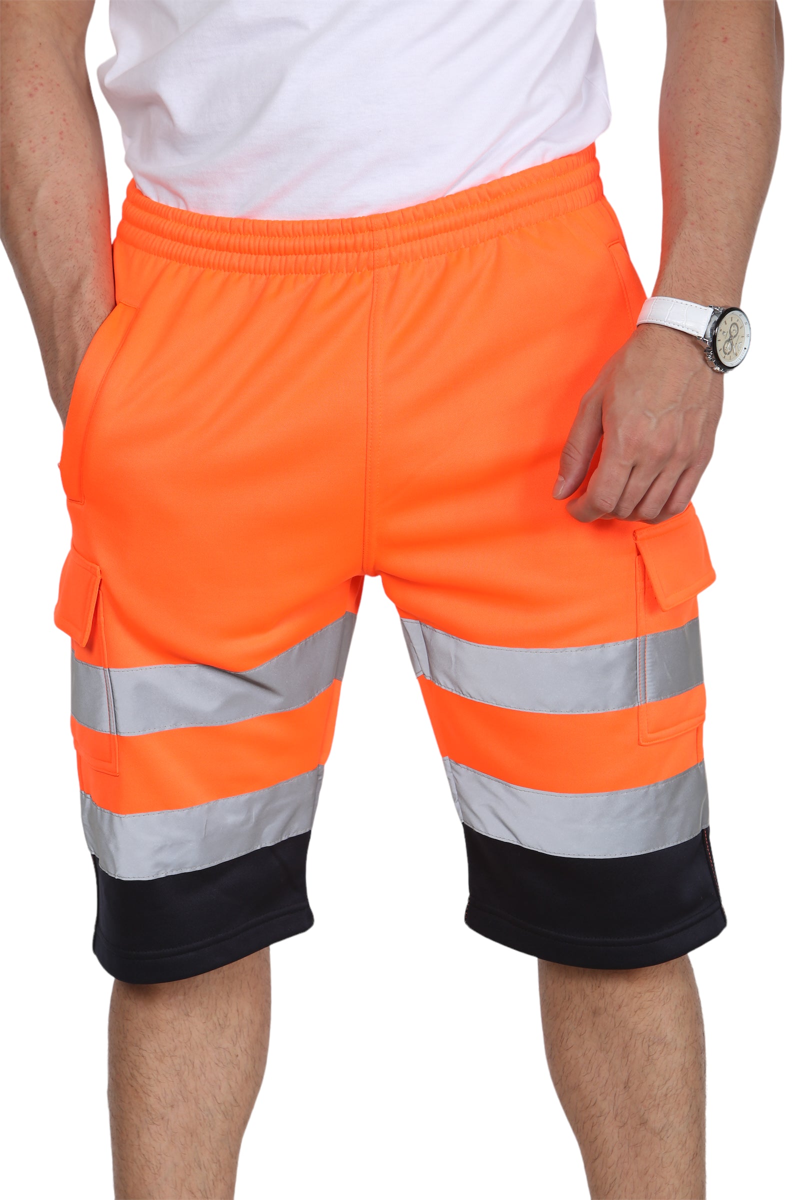 Hi Vis Shorts Work Wear Cargo Reflective – Aviator London