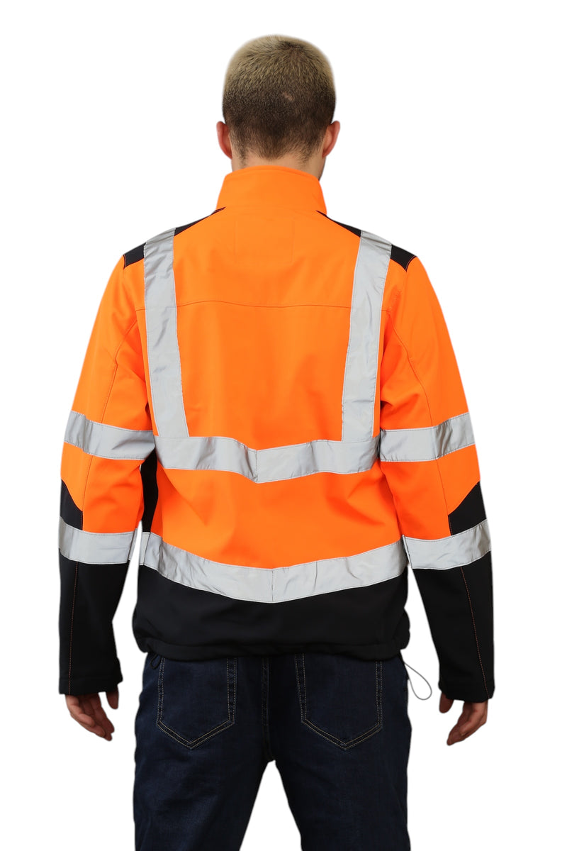 Hi Vis Softshell Jacket Orange|Supertouch|Hi vis softshell|Workwear UK ...
